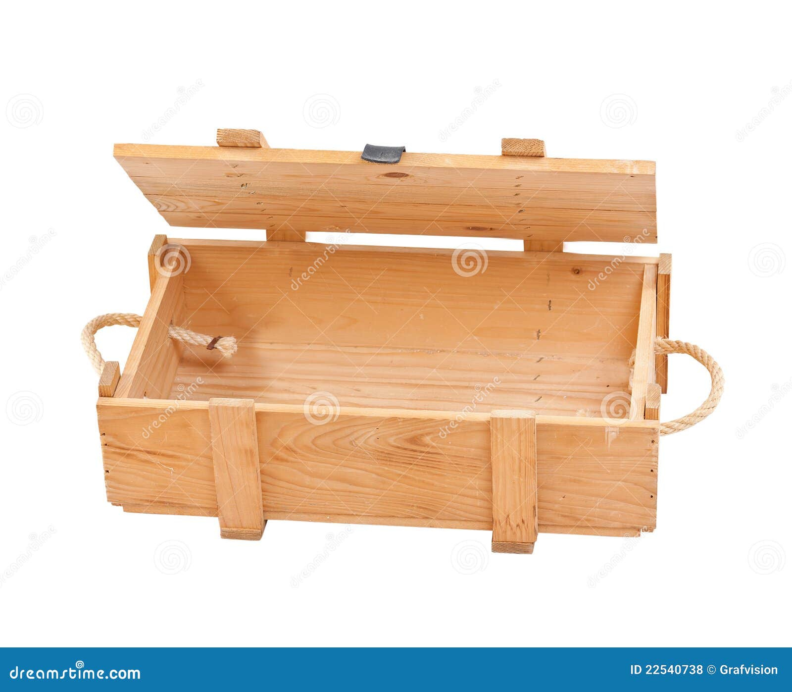Open wooden box stock photo. Image of small, empty, isolated - 22540738