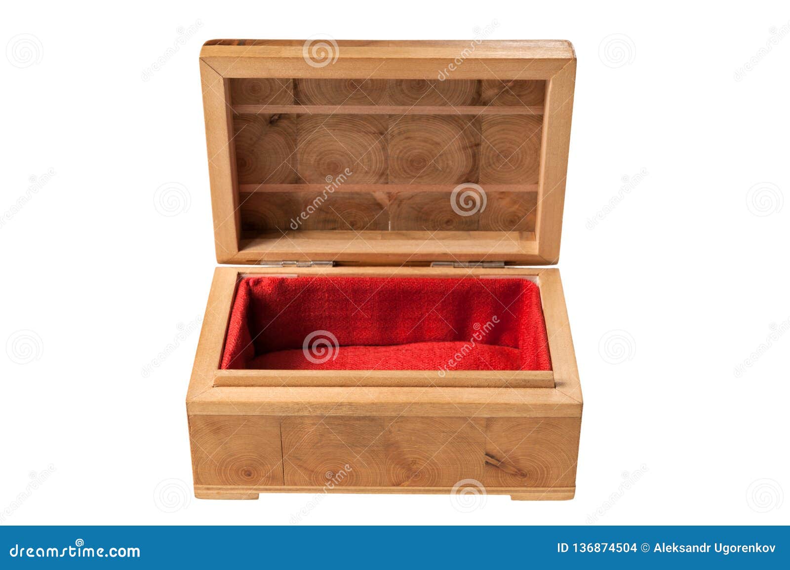 Open wooden box stock photo. Image of decoration, packaging - 136874504