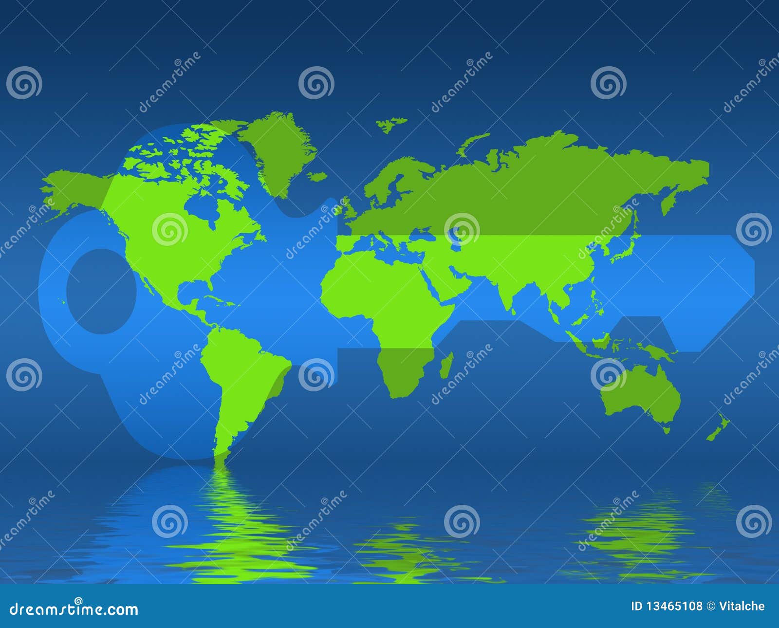 Open the world stock illustration. Illustration of concepts - 13465108