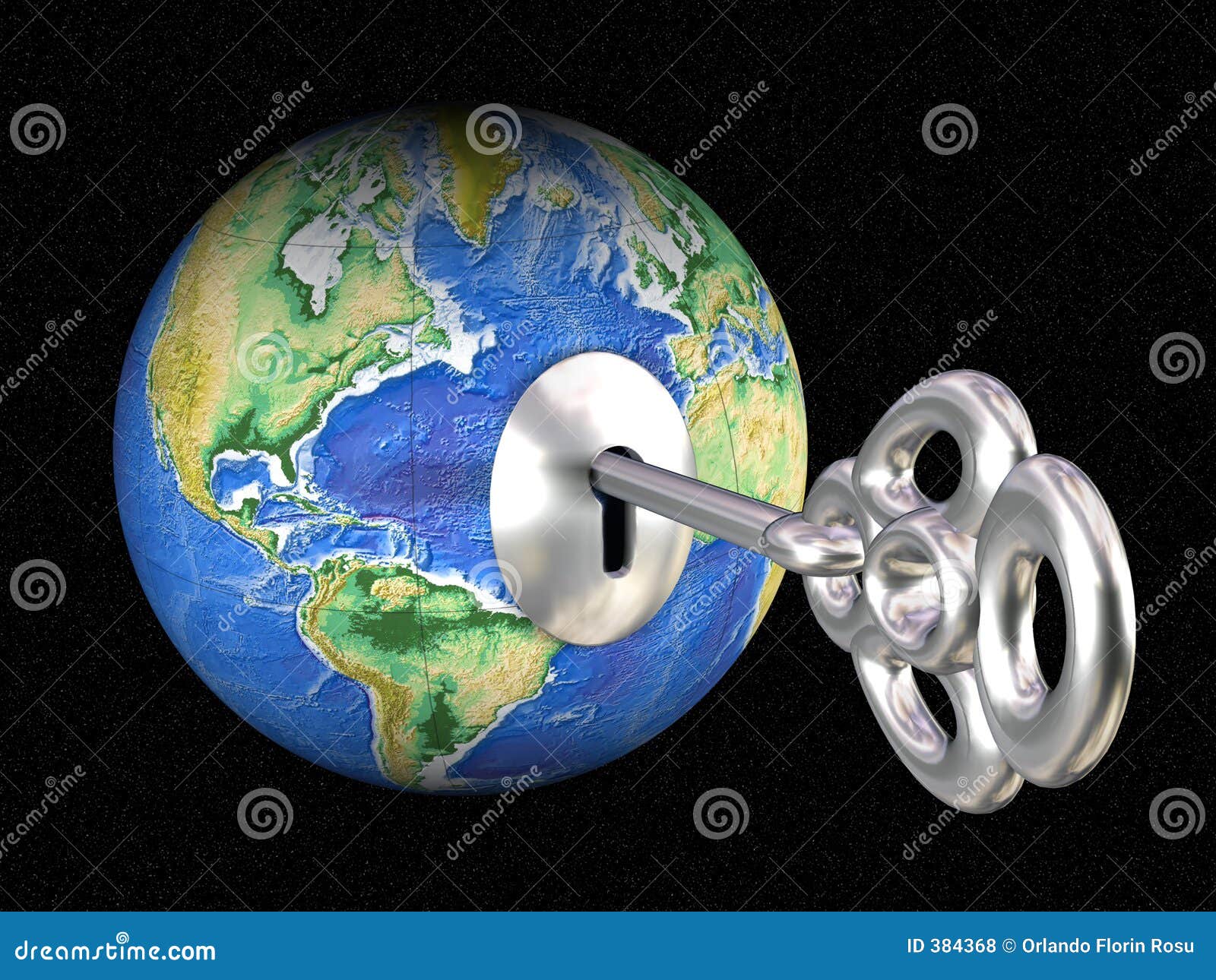 Open the world stock illustration. Illustration of green - 384368