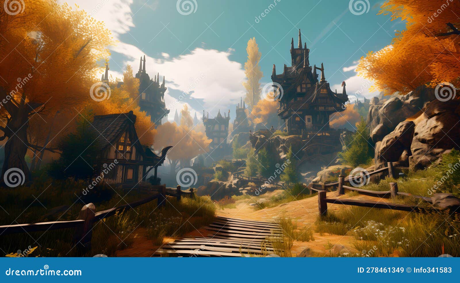 Open-world Game with a Fantasy Setting and Magical Powers Generative AI ...