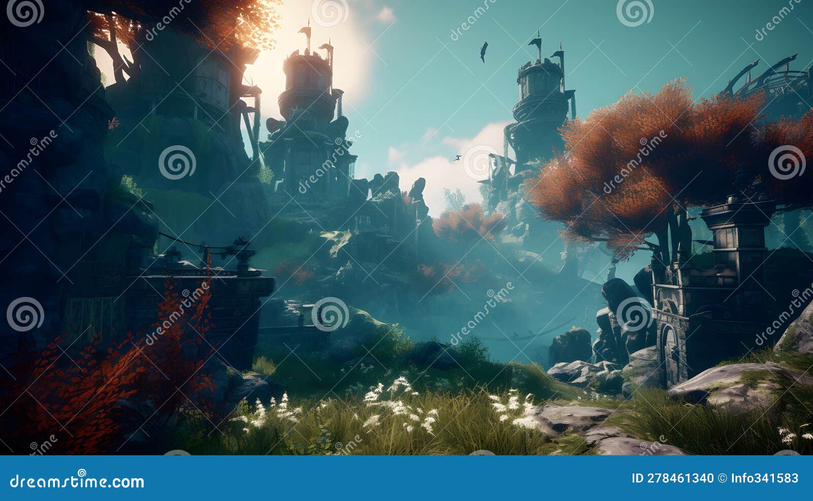 Open-world Game with a Fantasy Setting and Magical Powers Three ...