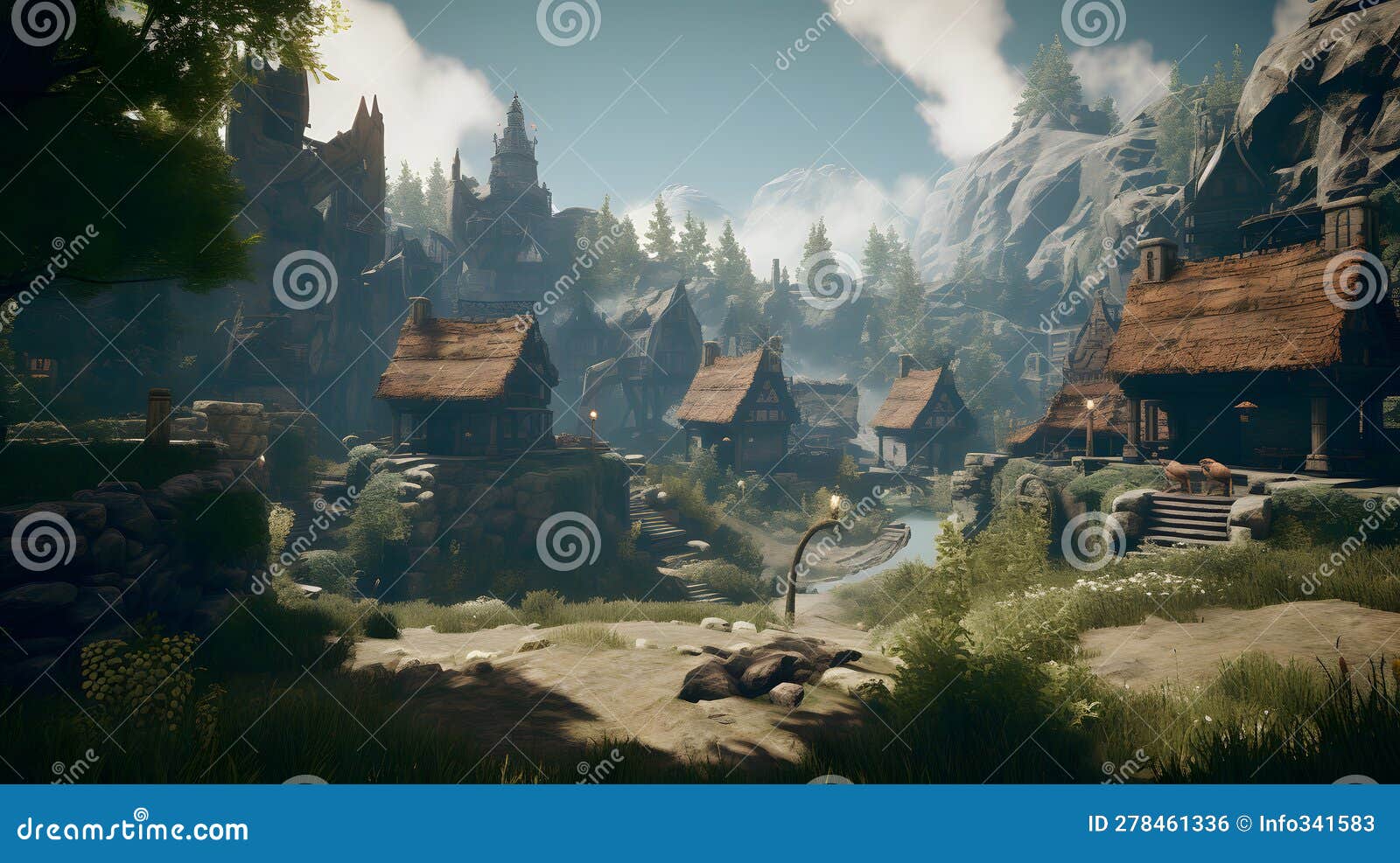 Open-world Game with a Fantasy Setting and Magical Powers Two ...