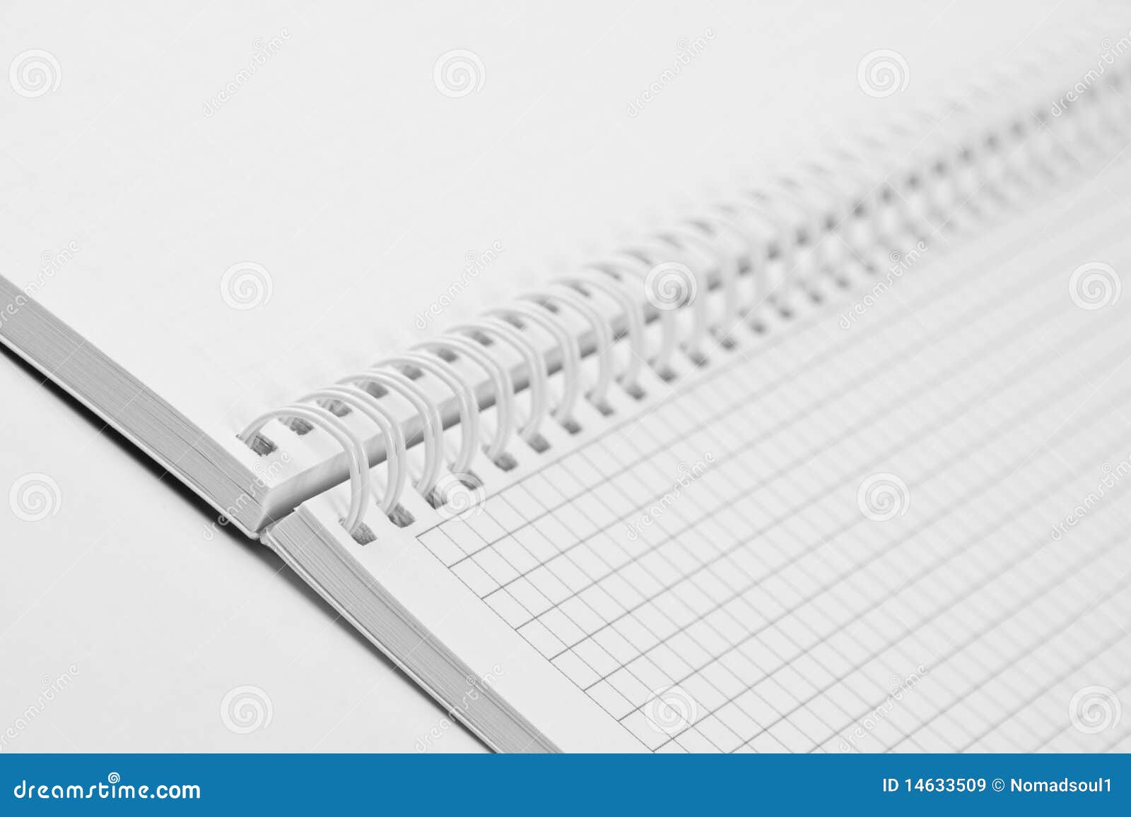 Open writing book stock image. Image of list, clean, white - 14633509