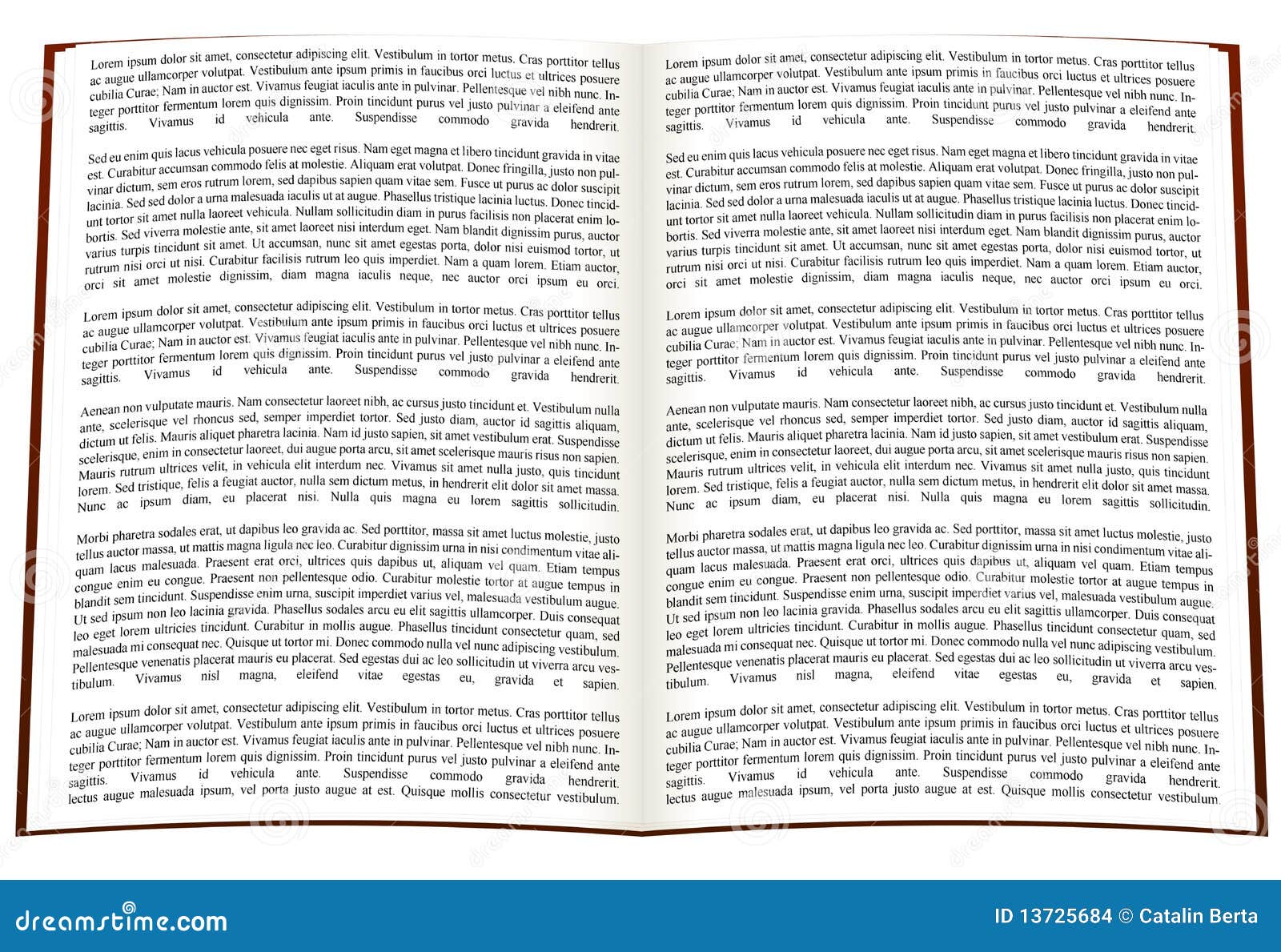 Open written book stock illustration. Illustration of subject - 13725684