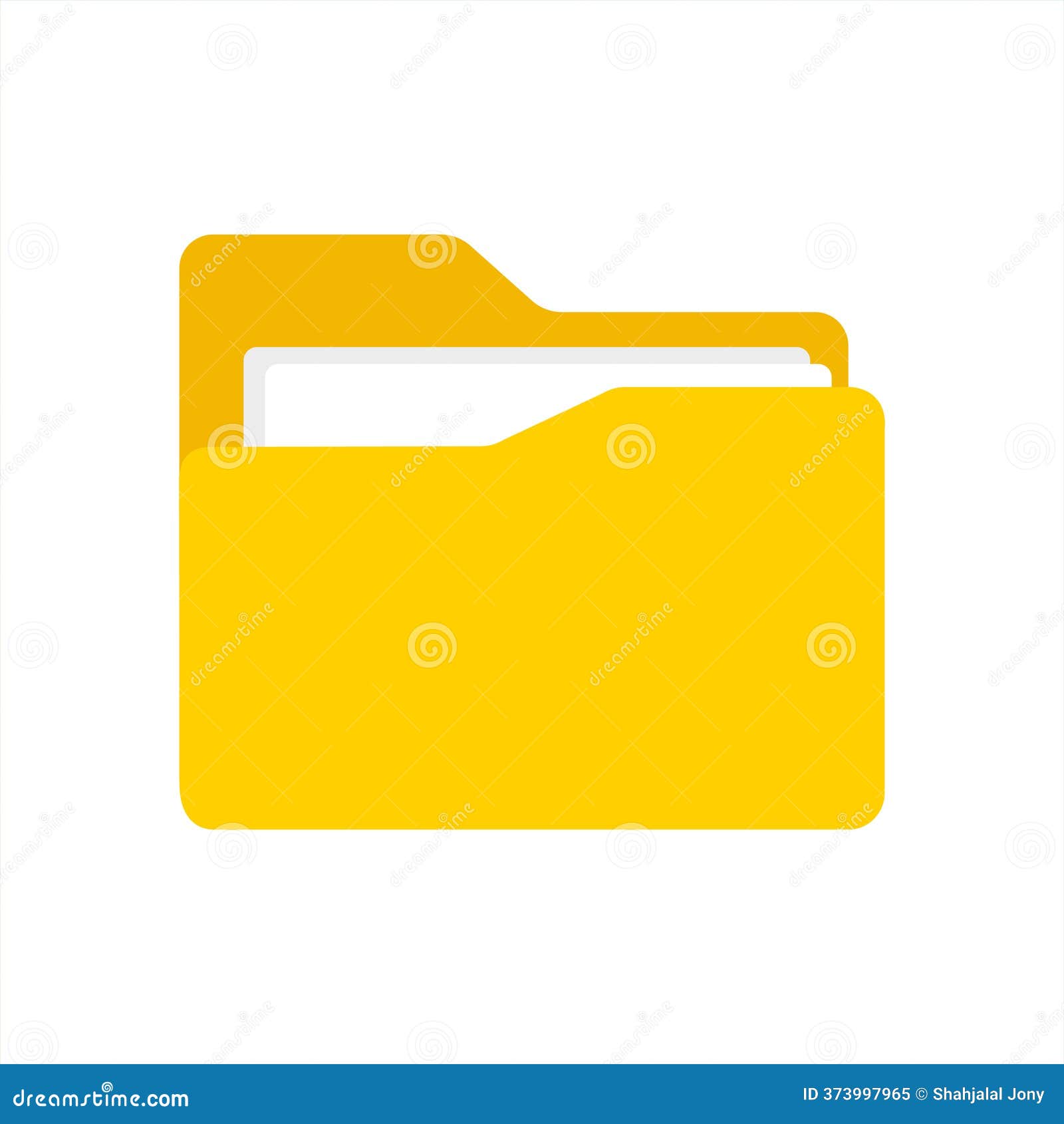 Open Yellow Envelope Isolated On White Background. With Clipping Path ...