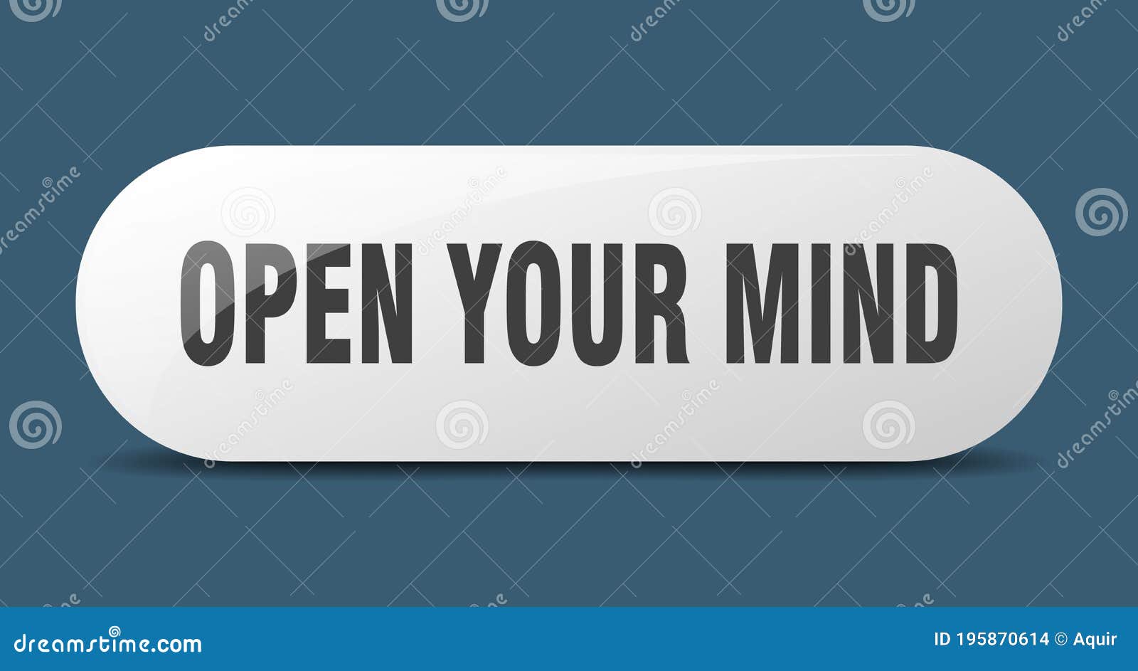 Open Your Mind Button. Open Your Mind Sign. Key. Push Button Stock ...