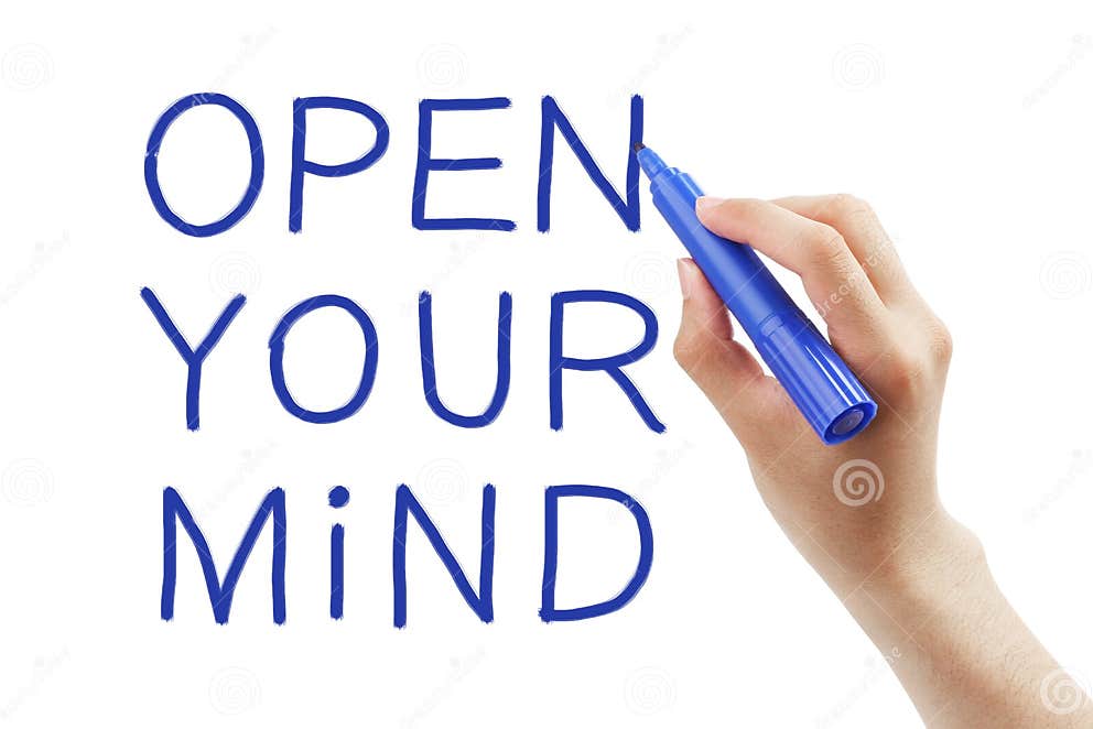 Open your mind stock photo. Image of head, board, freedom - 40790122