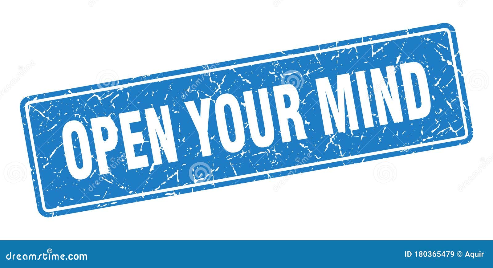 Open Your Mind Sign. Open Your Mind Grunge Stamp Stock Vector ...
