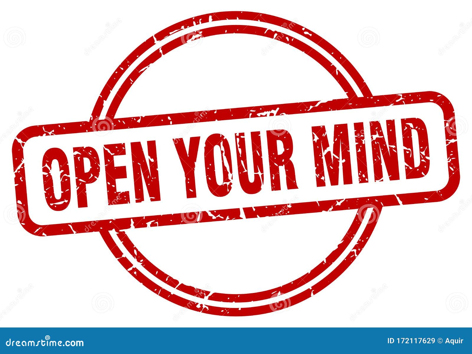 Open Your Mind Stamp. Open Your Mind Round Grunge Sign Stock Vector ...
