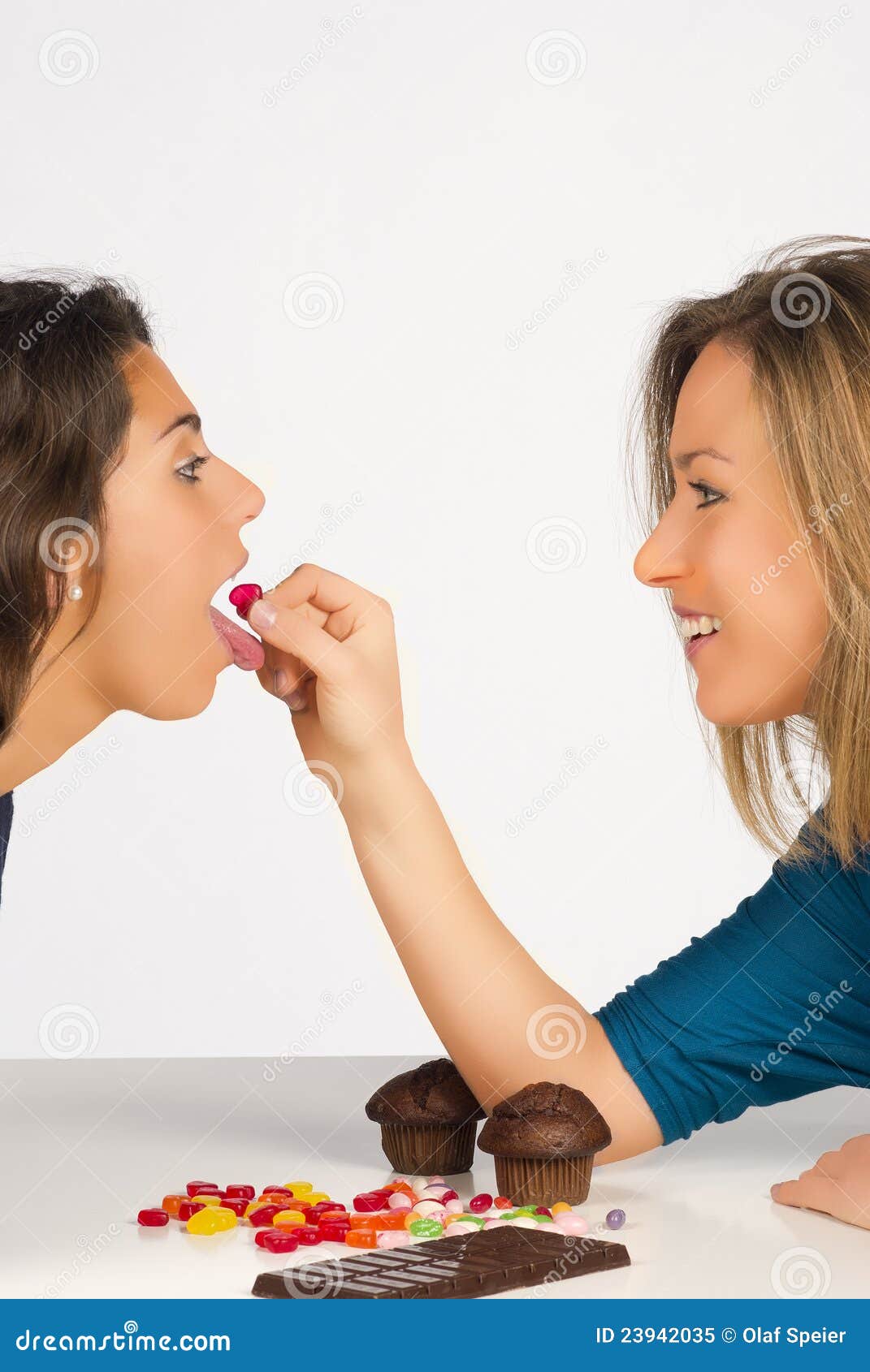 Open your mouth stock image. Image of mates, chocolate - 23942035