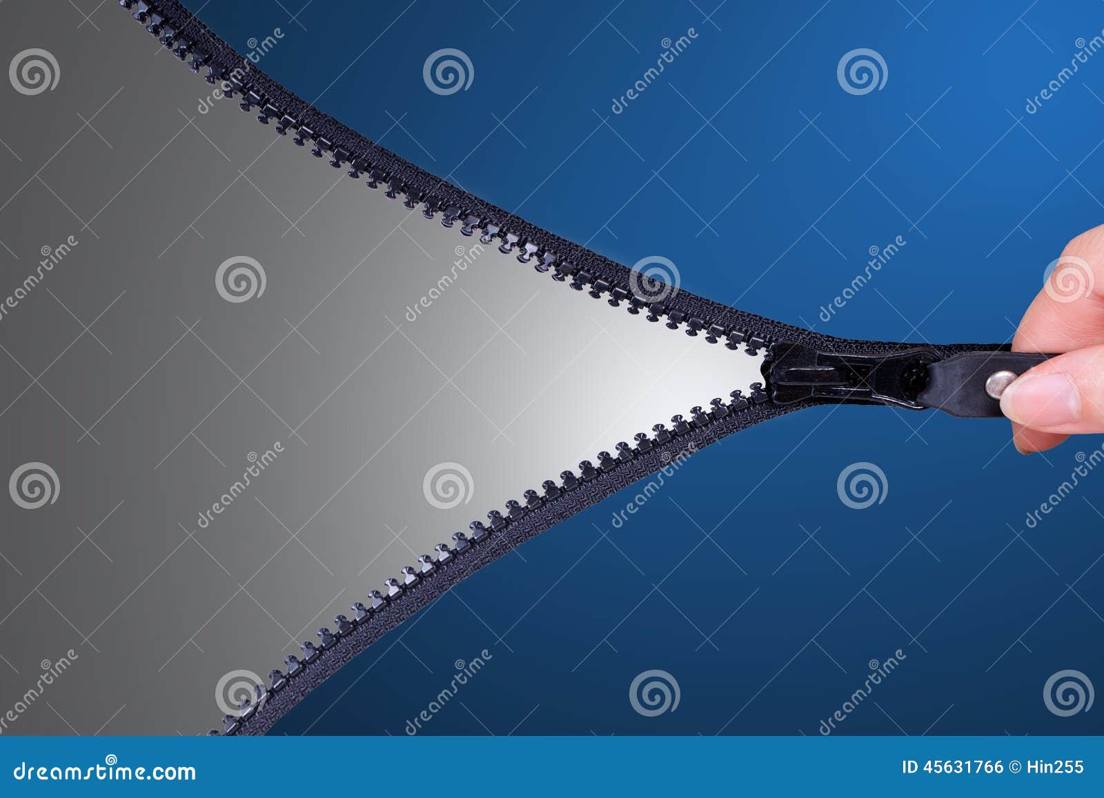 Open Zip To Show Your Texture Inside Stock Photo - Image of background ...