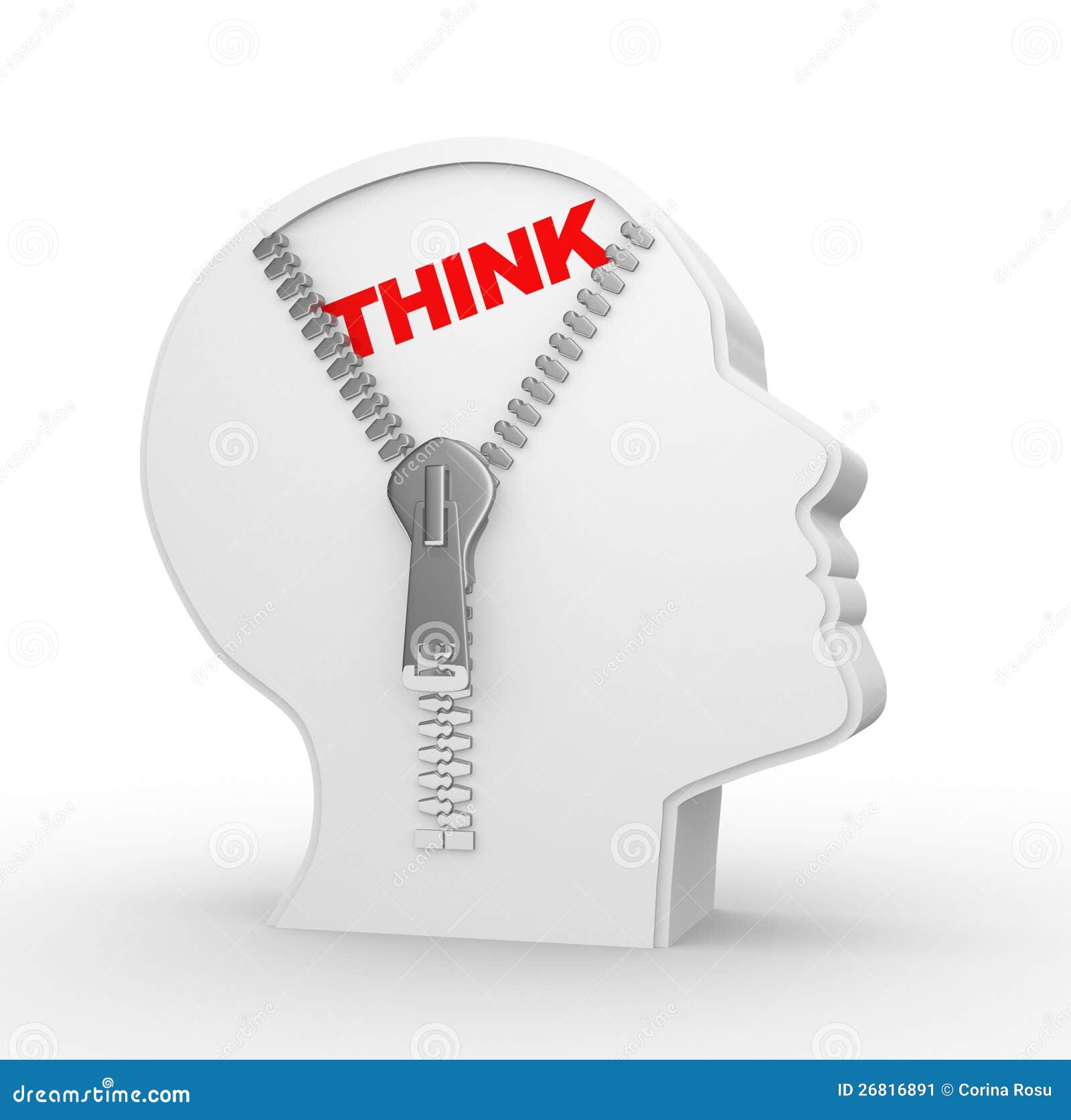 Open zipper stock illustration. Illustration of think - 26816891