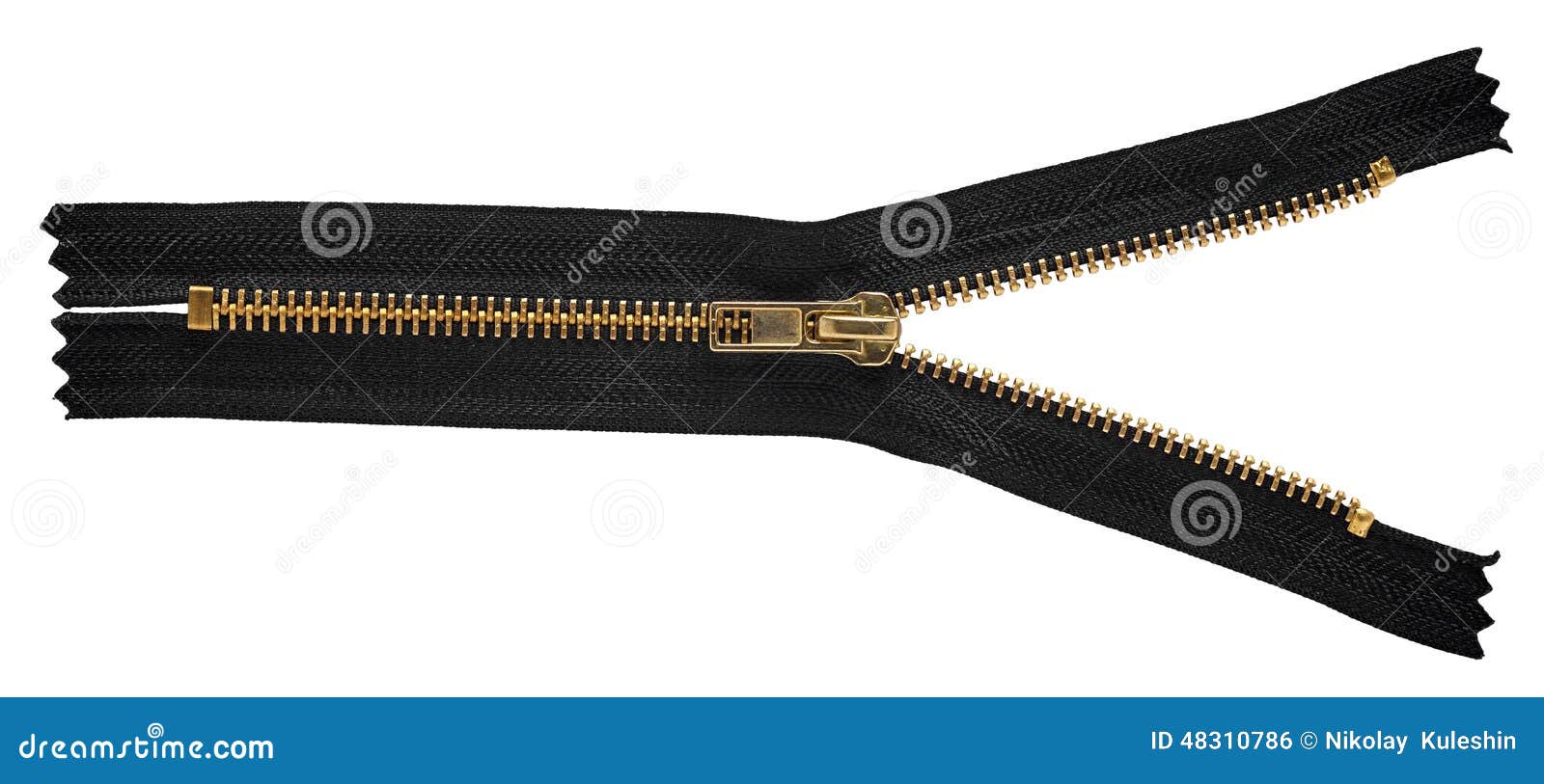 Open zipper stock photo. Image of vertical, crossing - 48310786