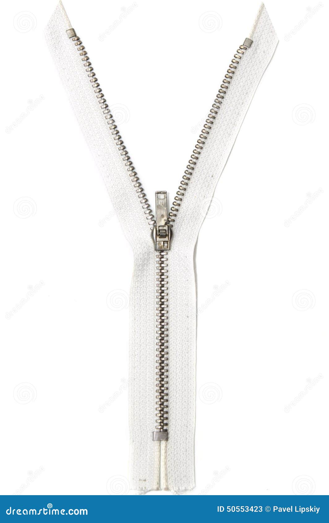 Open zipper stock image. Image of unbuttoned, connection - 50553423