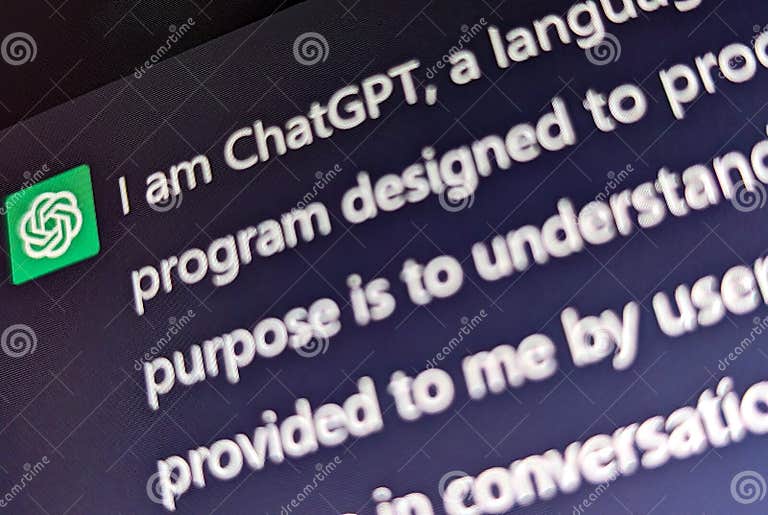 OpenAI ChatGPT Artificial Intelligence App Renders a Text Prompt that ... OpenAI ChatGPT Artificial Intelligence App Renders a Text Prompt that ...