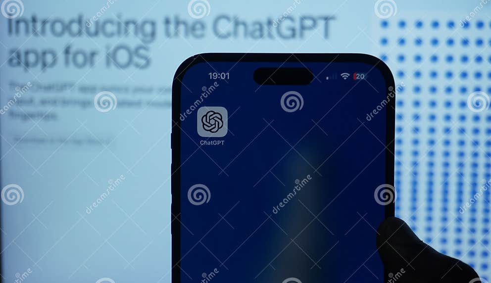 OpenAI Launches an Official ChatGPT App for IOS Editorial Photography ... OpenAI Launches an Official ChatGPT App for IOS Editorial Photography ...