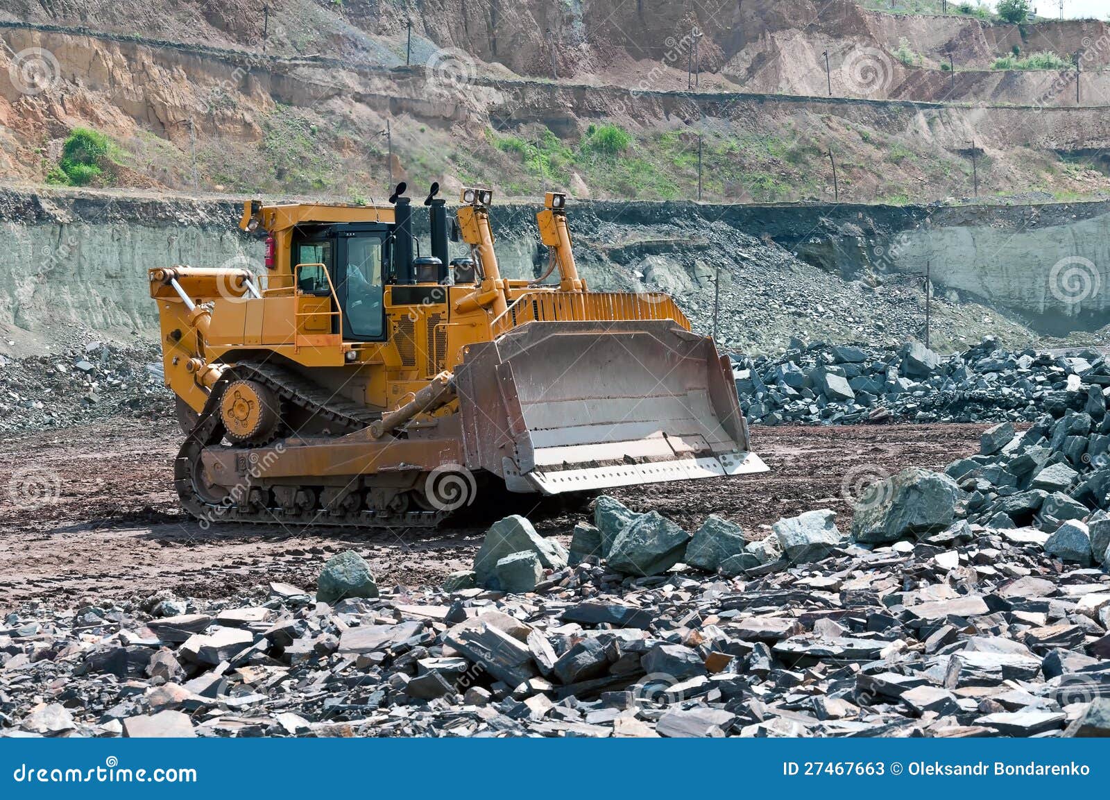 Opencast mine stock image. Image of career, geology, cast - 27467663