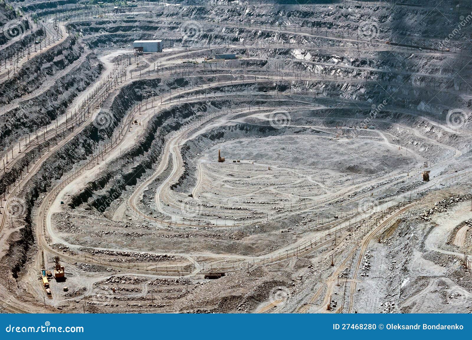 Opencast mine stock photo. Image of metal, mover, ecology - 27468280