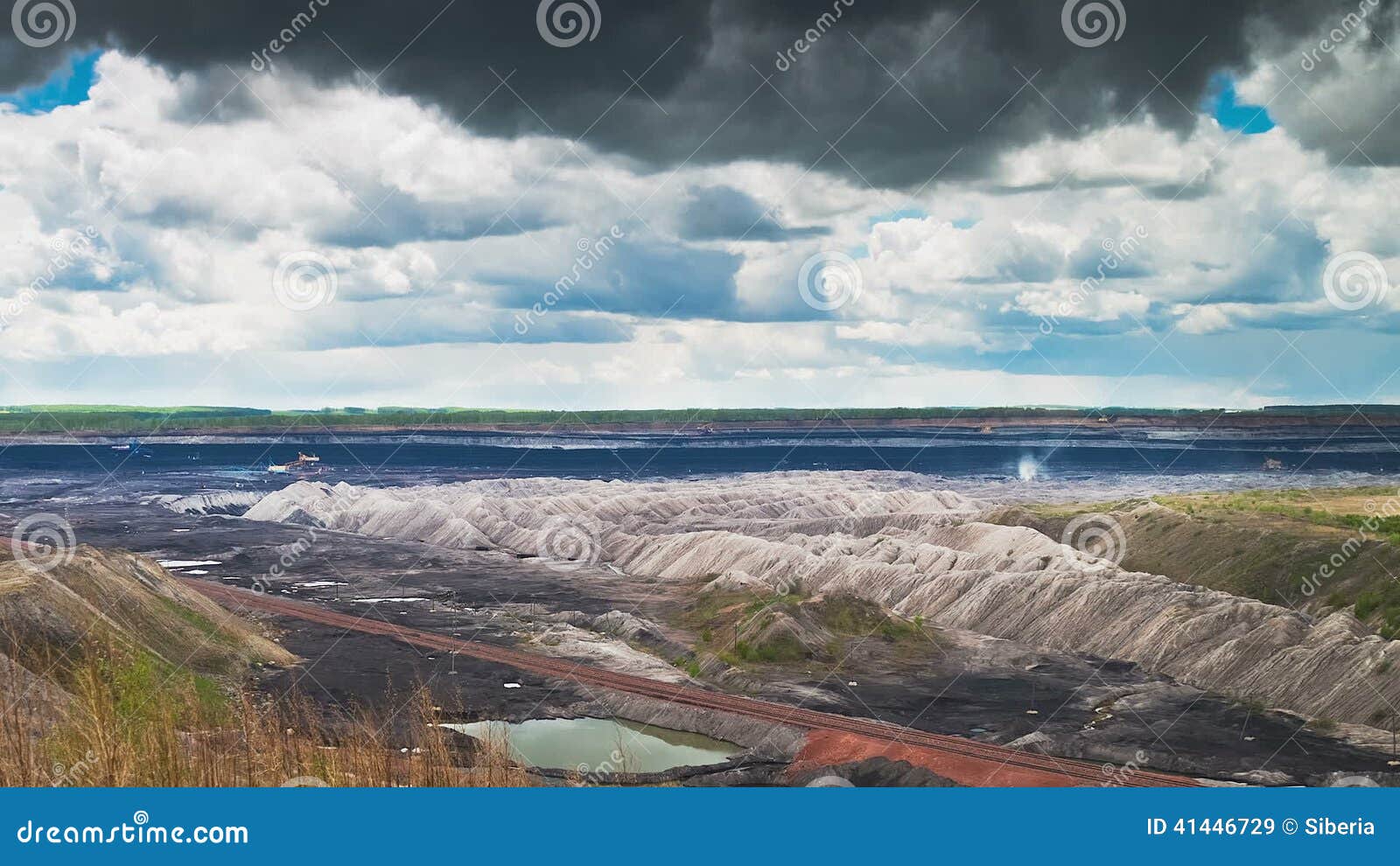 Opencast Mining, Time Lapse Stock Video - Video of lignite, machine ...