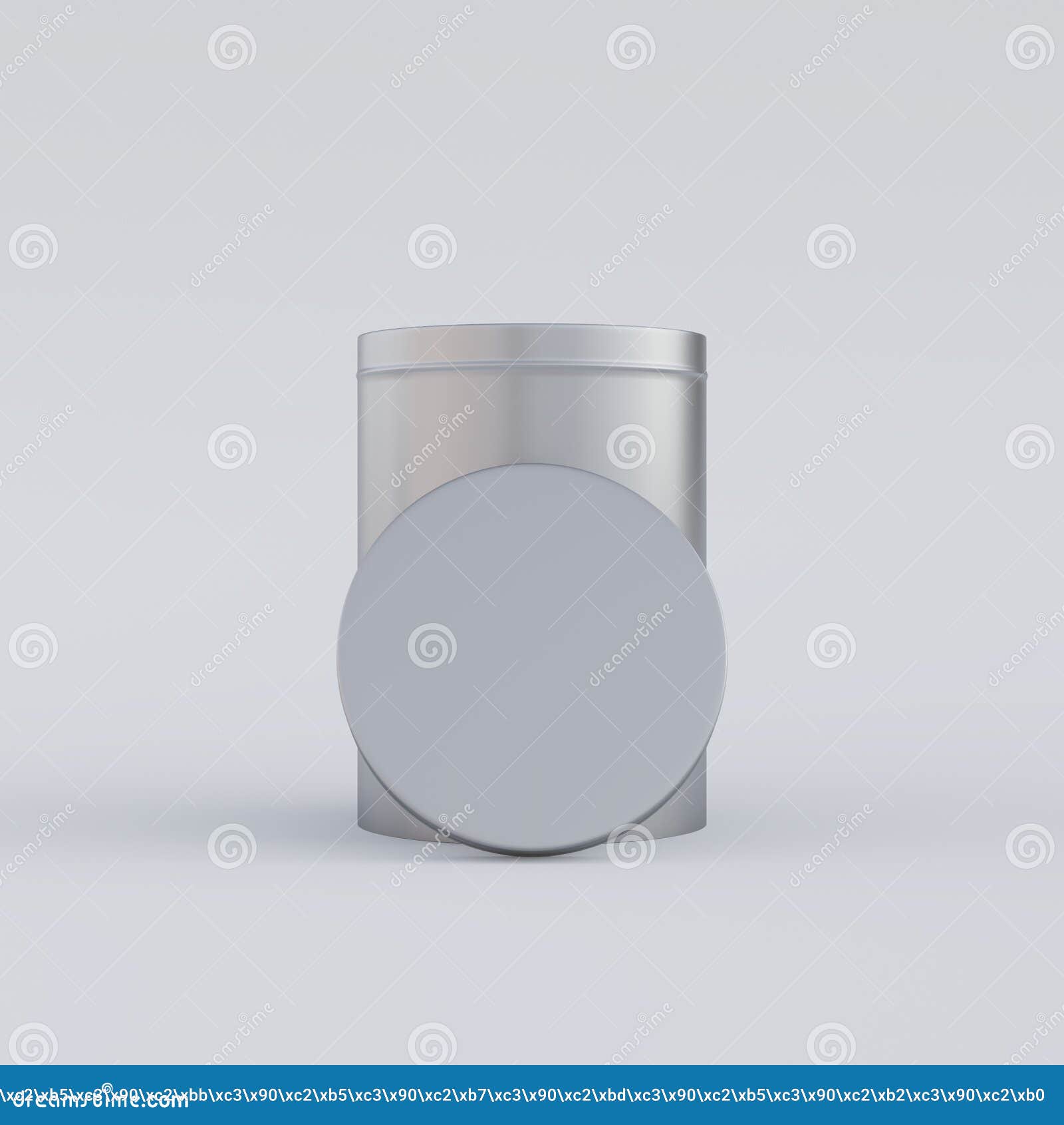 Opened Aluminum Cylinder Can, 3D Rendering Stock Photo - Image of empty ...