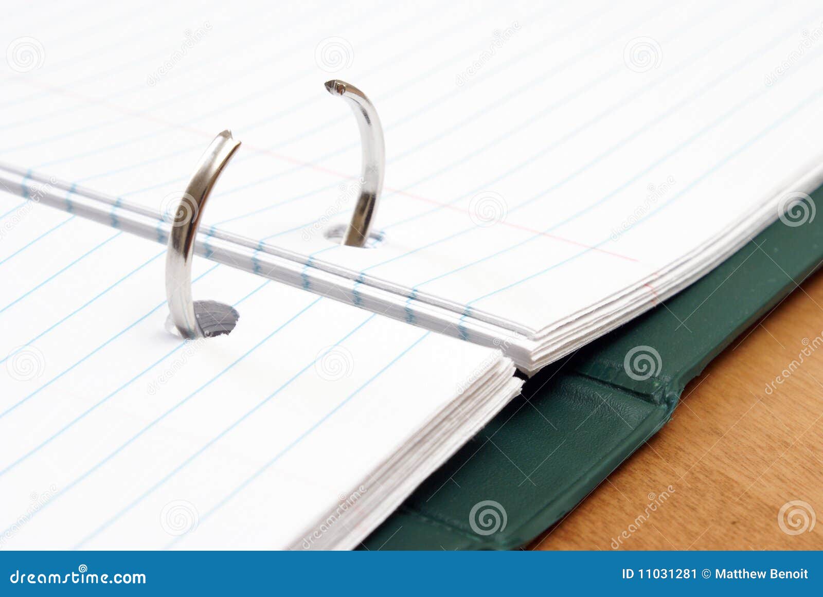 Opened Binder stock image. Image of note, education, archive - 11031281