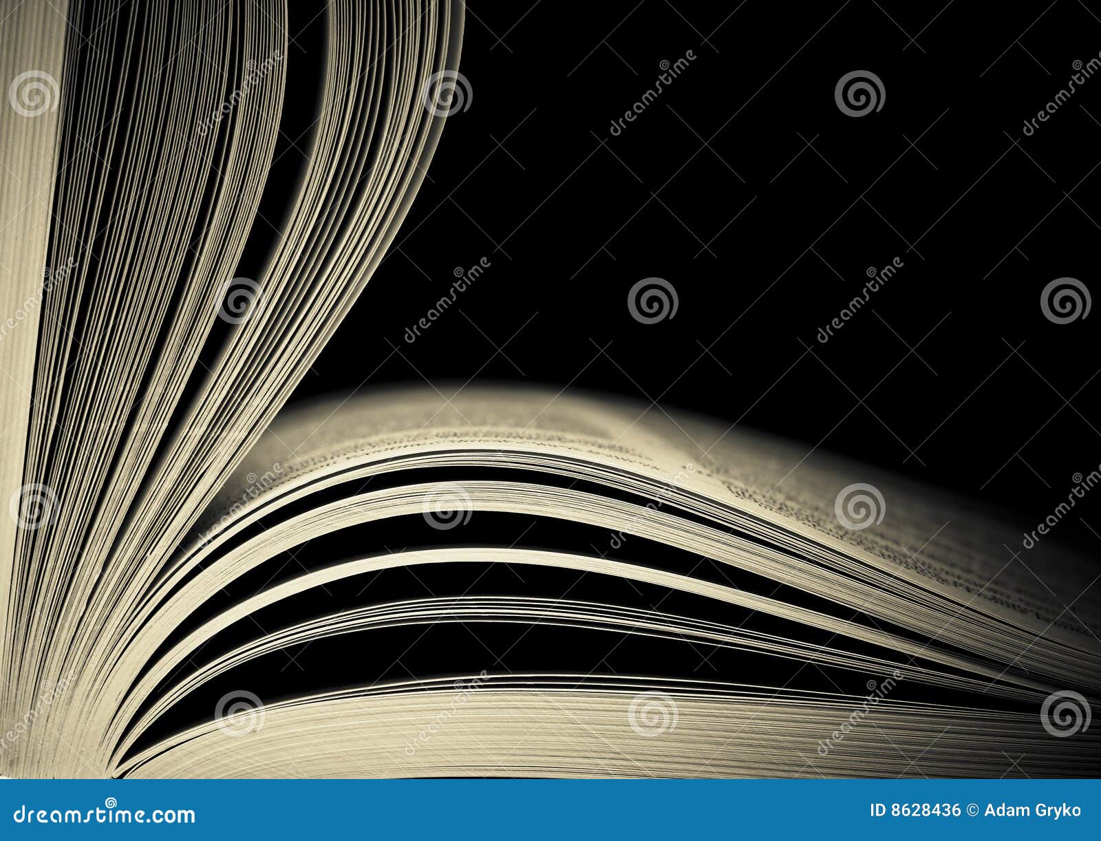 Opened Book.Natural Warm Background With An Open Book Royalty-Free ...