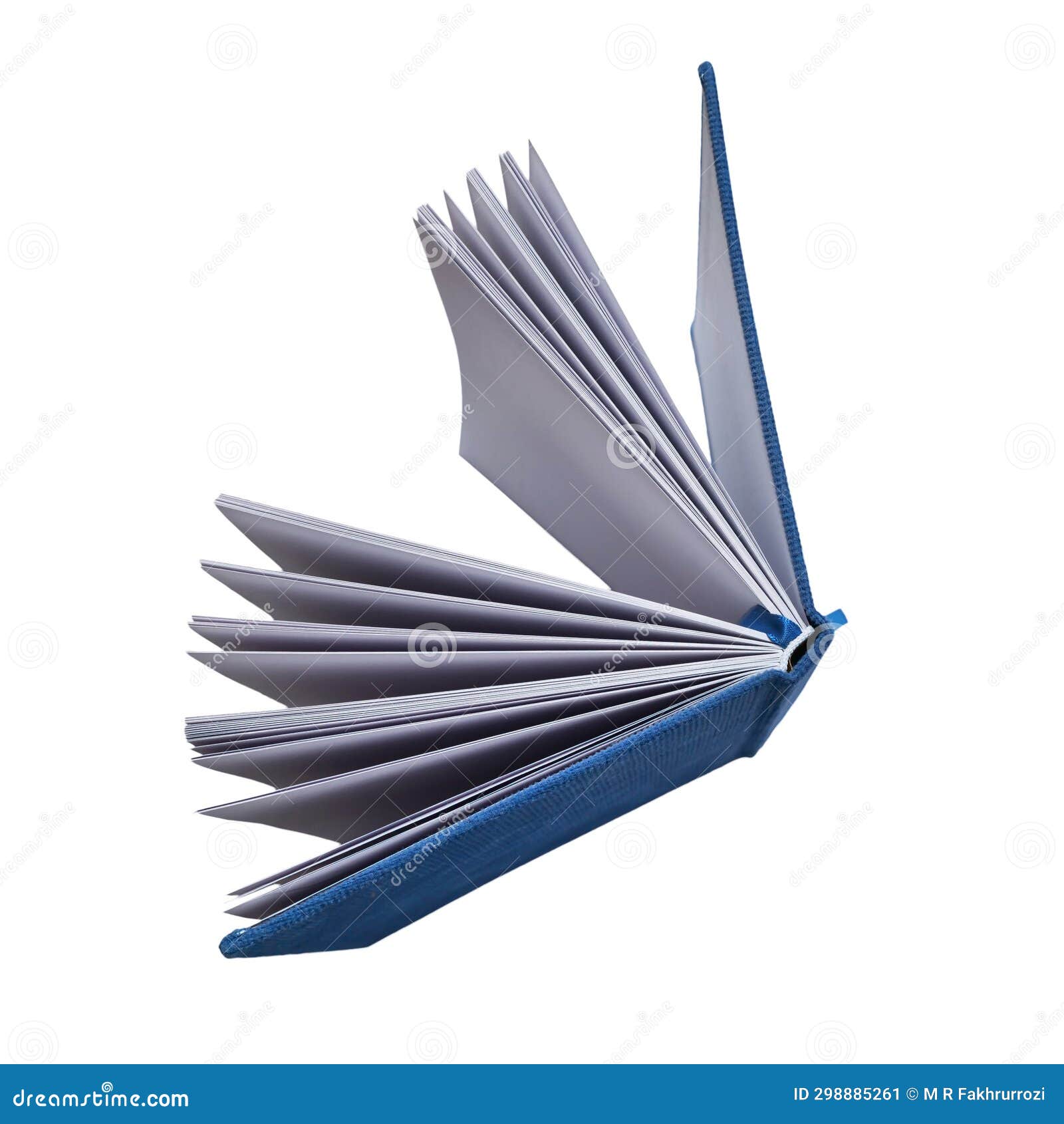 Opened Book, Cut Out Isolated Stock Image - Image of stationary, sheet ...