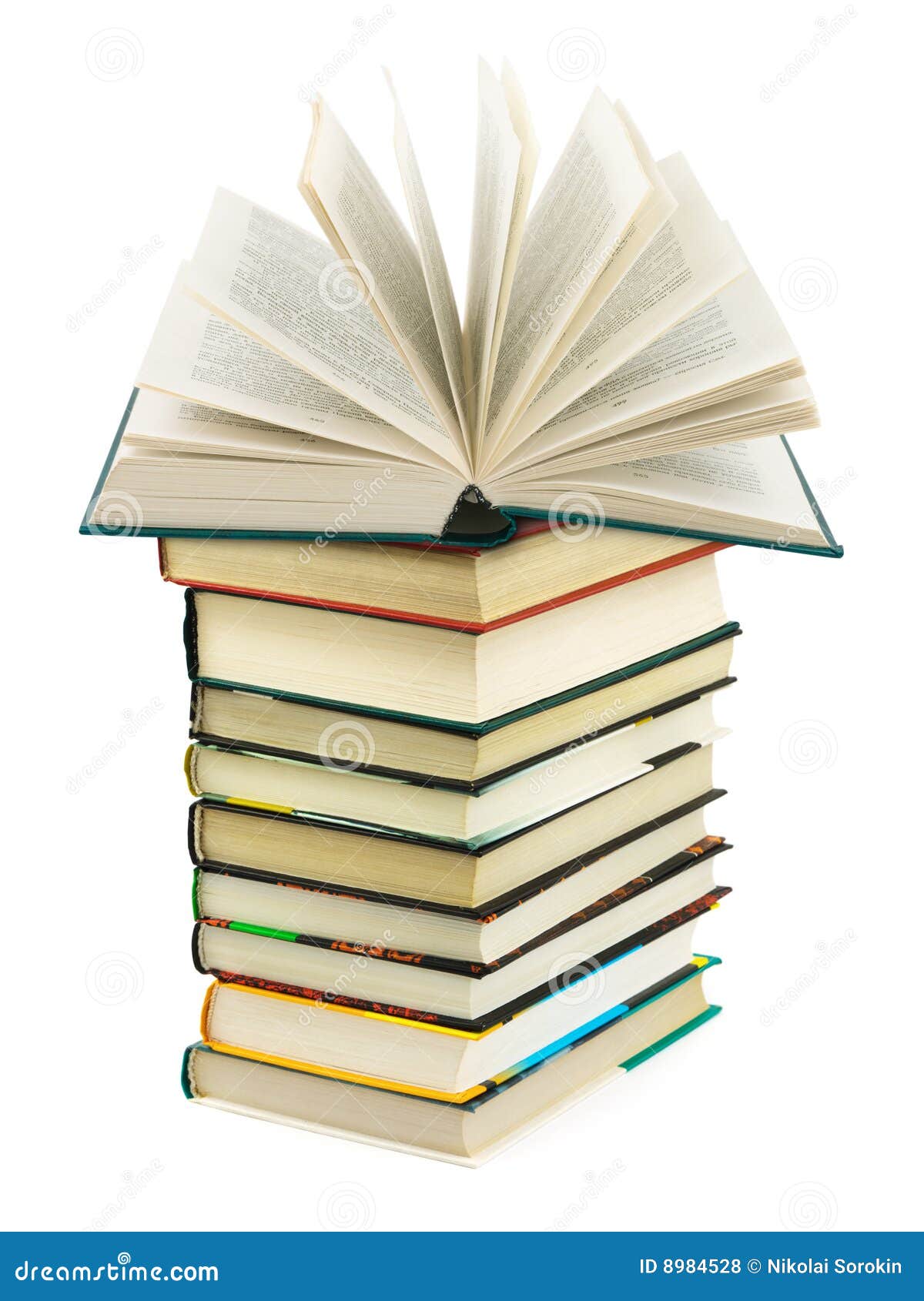 Opened Book.Natural Warm Background With An Open Book Royalty-Free ...