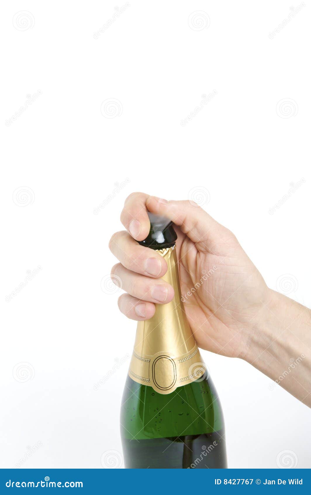 Opened bottle stock image. Image of bubble, bottle, happiness - 8427767