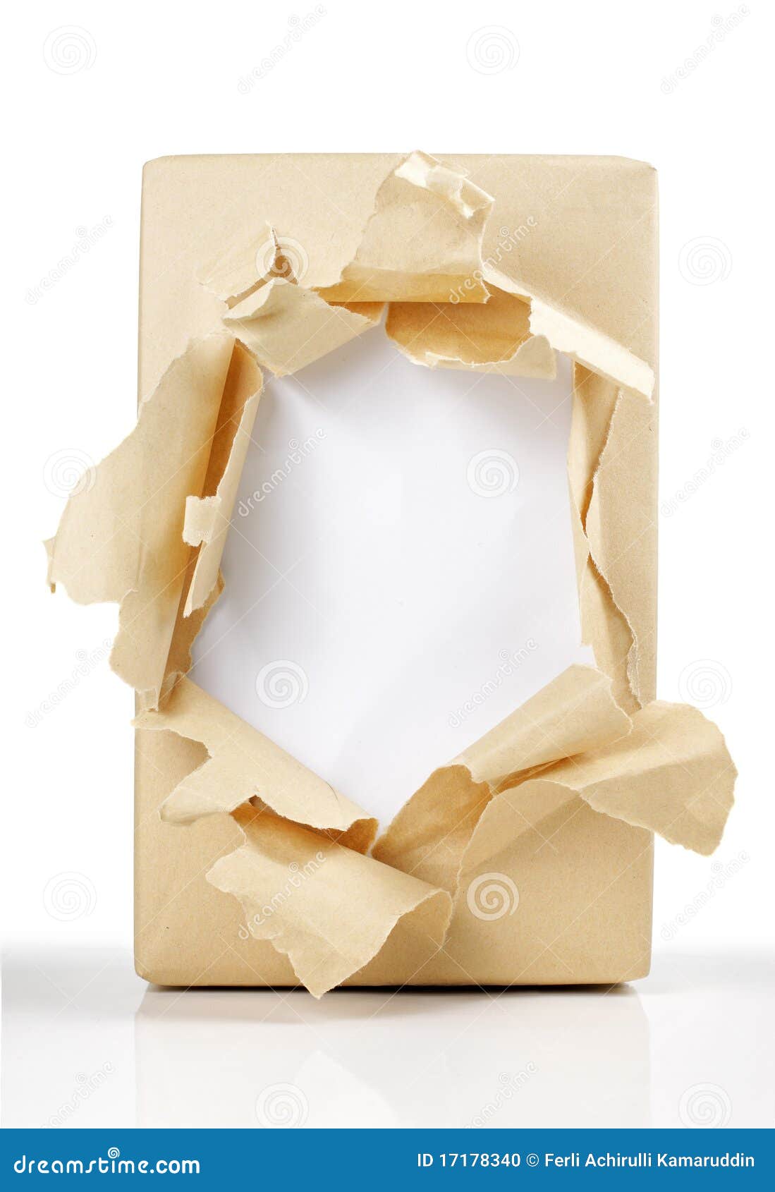 Opened box stock photo. Image of edge, copy, close, ripping - 17178340