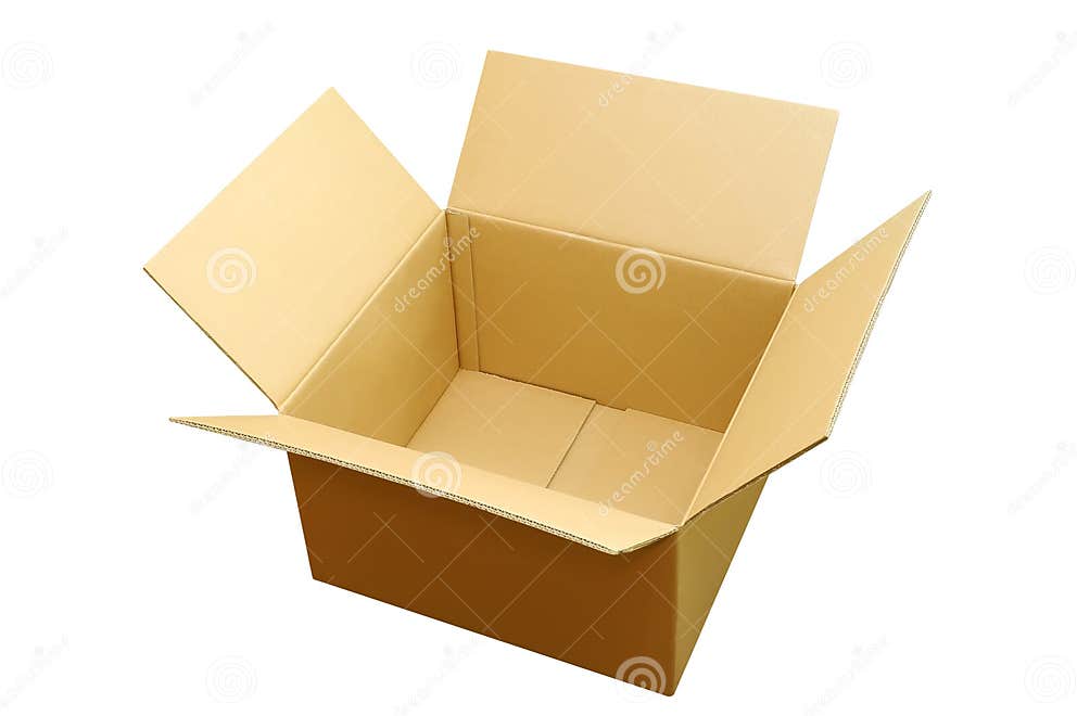 Opened box overlook stock image. Image of cargo, shipping - 23289695