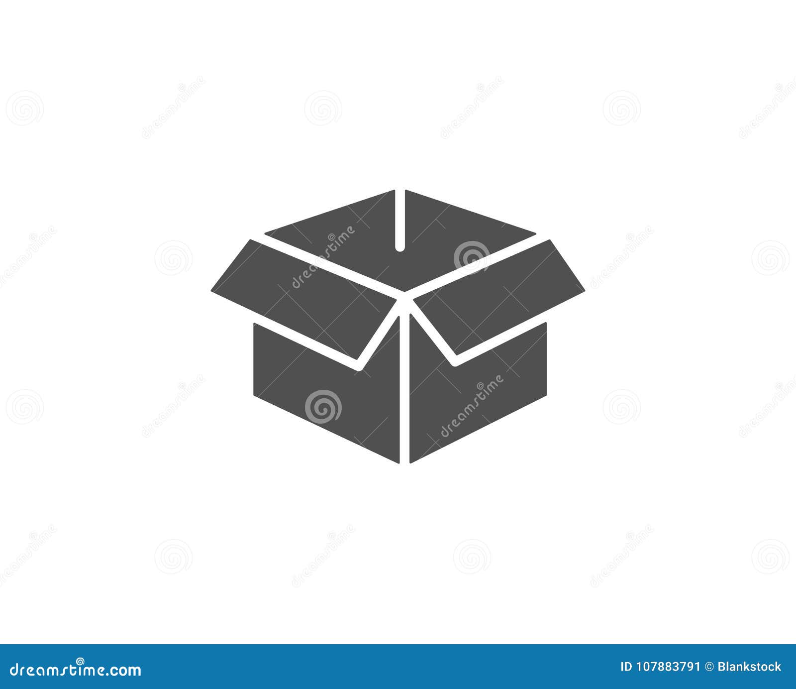 Opened Box Simple Icon. Logistics Delivery Sign Stock Vector ... Opened Box Simple Icon. Logistics Delivery Sign Stock Vector ...