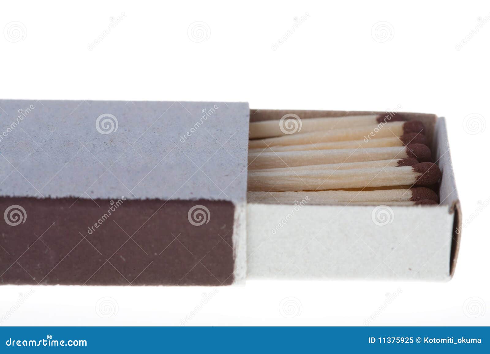 Opened boxes of matches stock image. Image of concept - 11375925