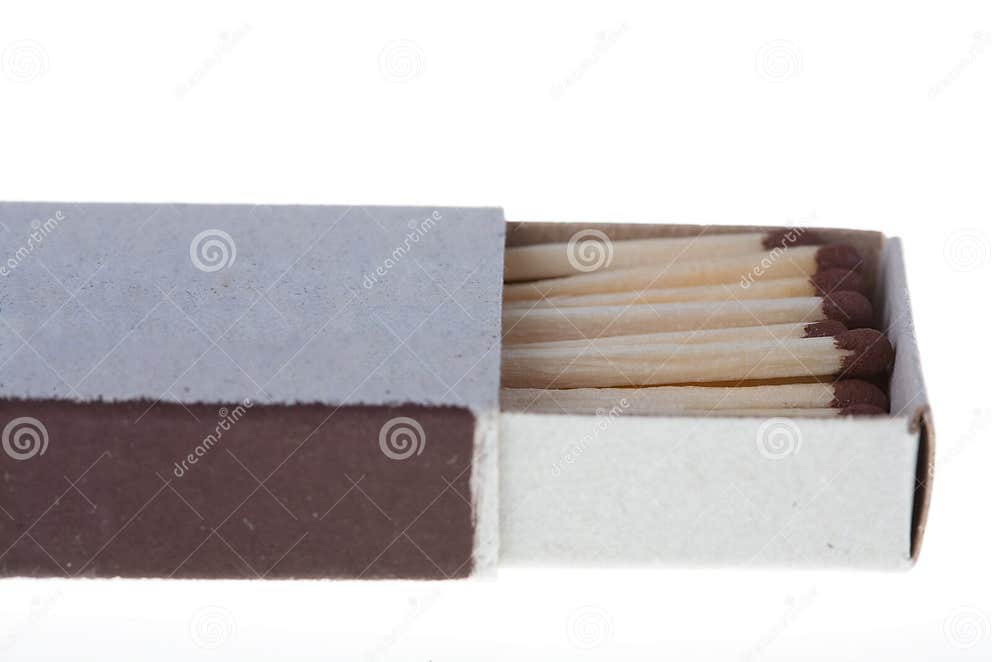 Opened boxes of matches stock image. Image of concept - 11375925