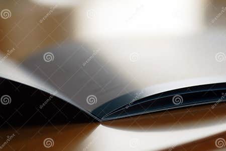 Opened brochure stock photo. Image of media, blue, edge - 22493862