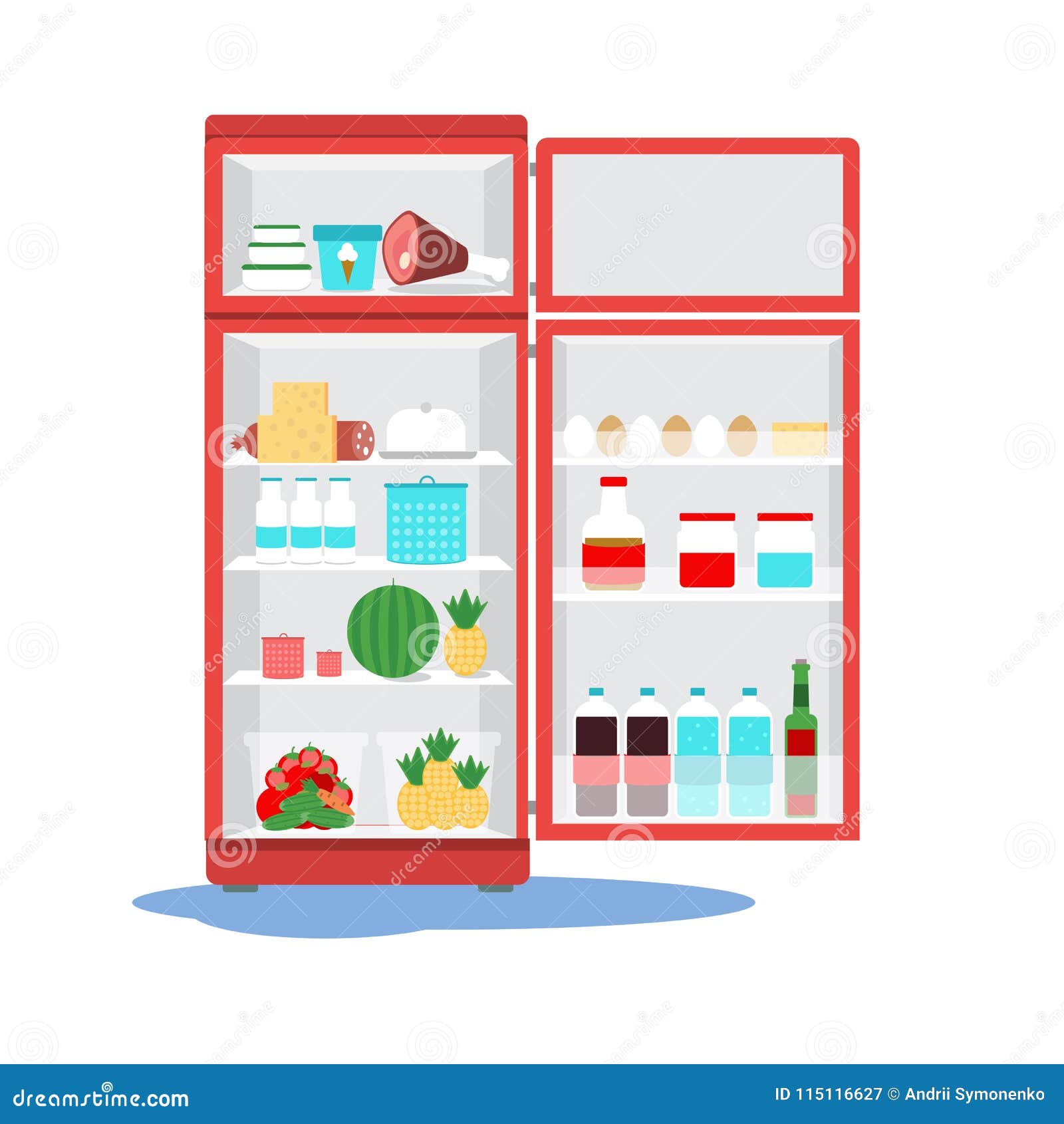 Smelly Refrigerator Cartoon