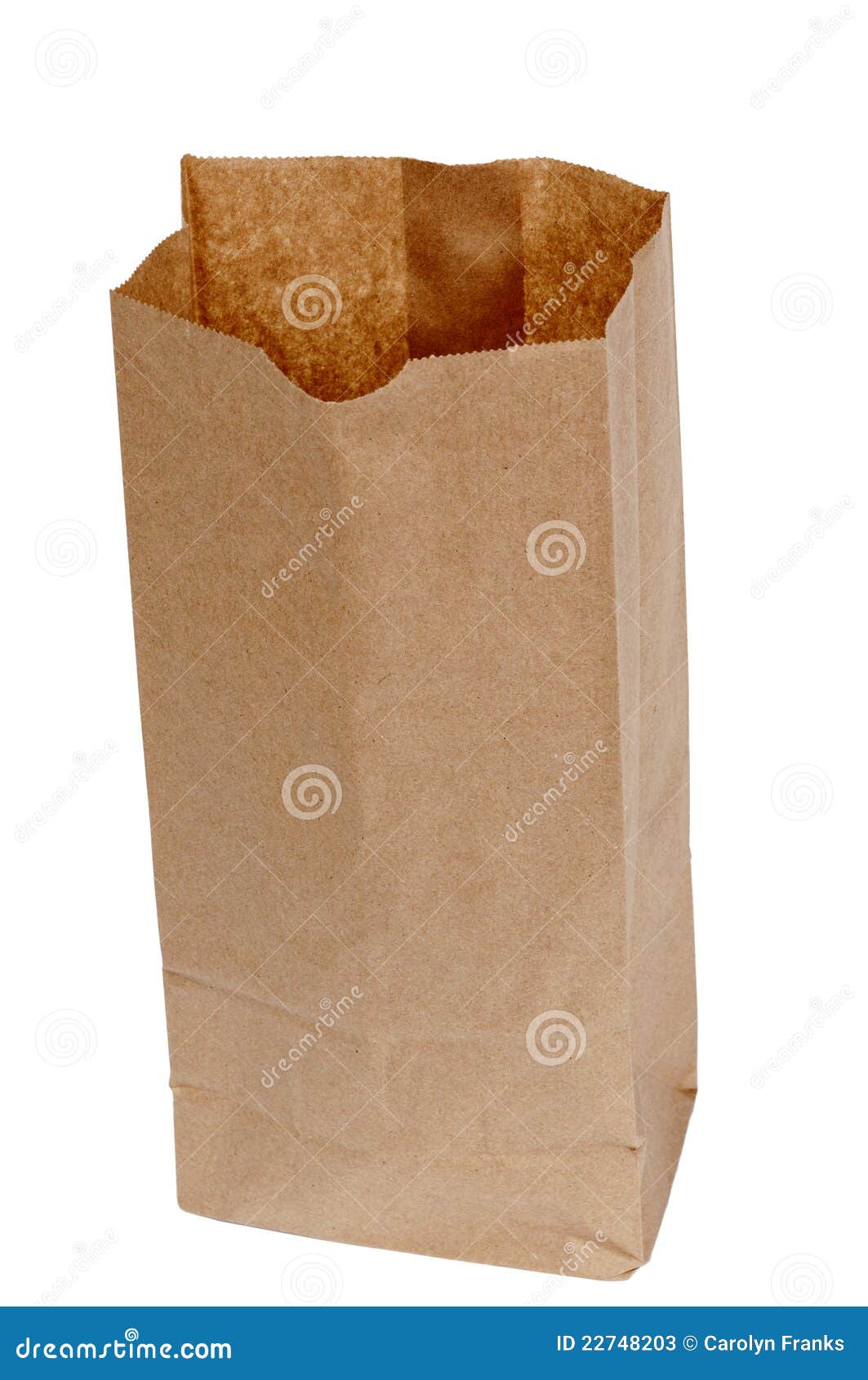 Opened Brown Bag stock image. Image of consumerism, open - 22748203