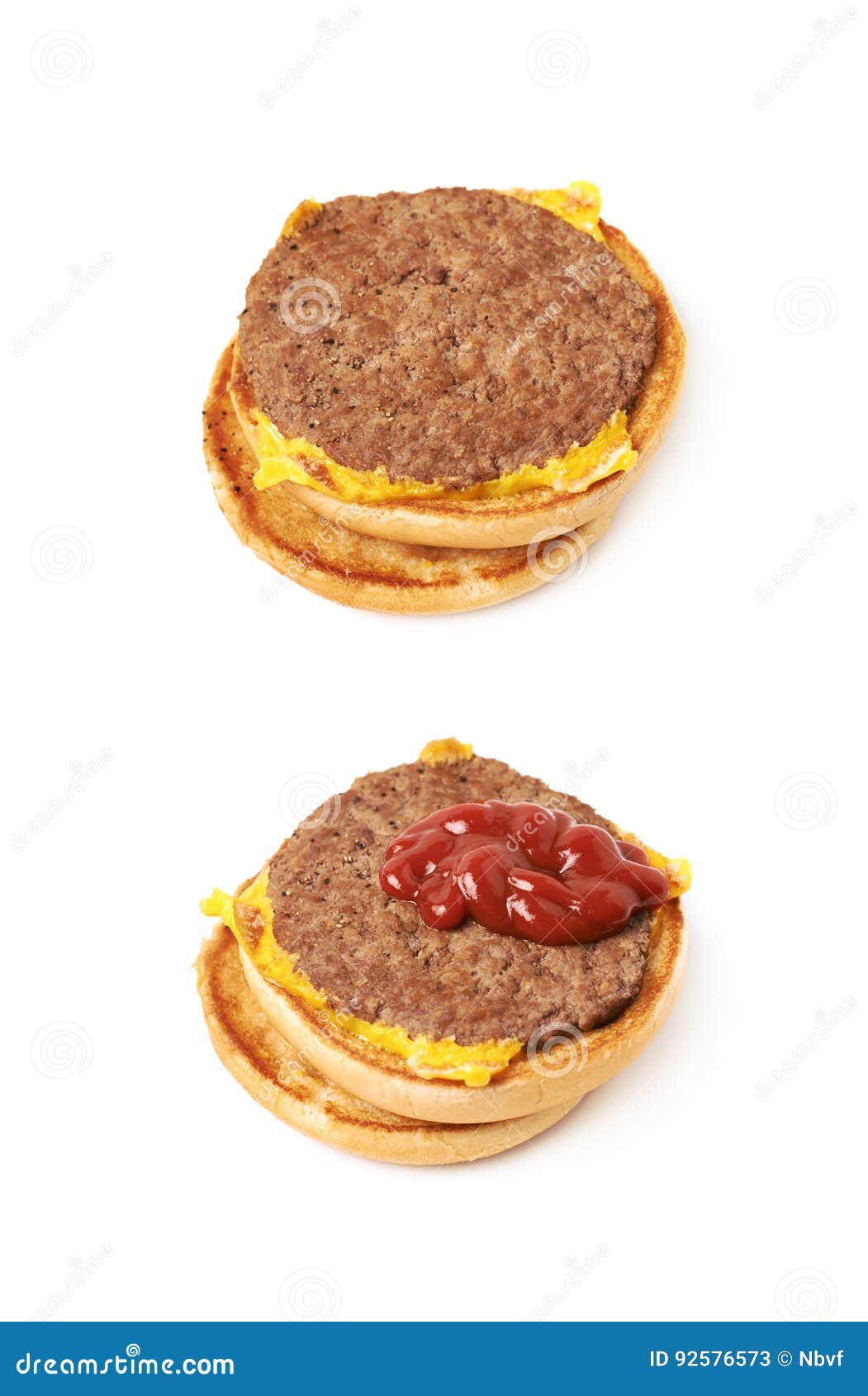 Opened burger isolated stock image. Image of grilled - 92576573