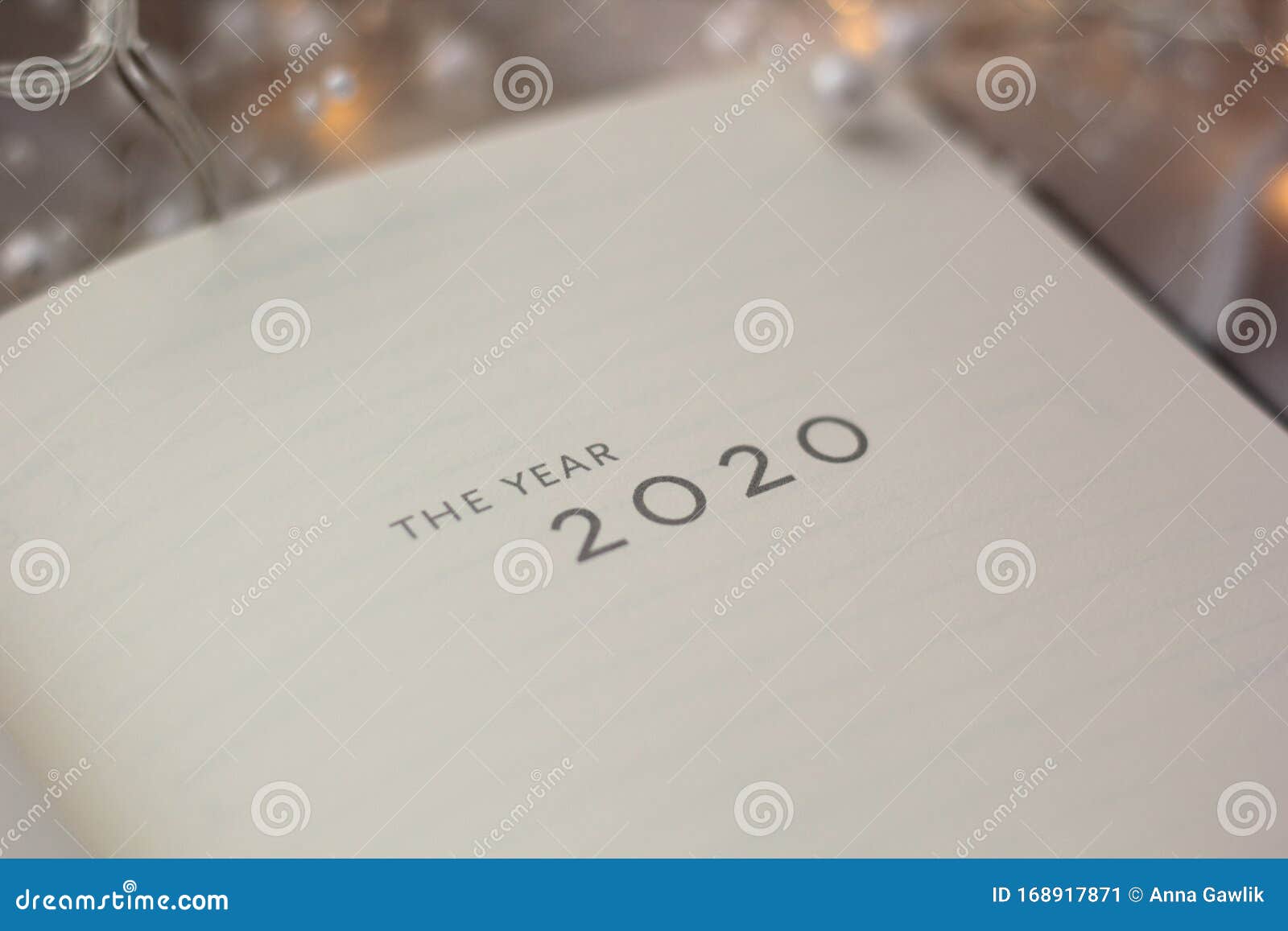 Opened calendar 2020 stock image. Image of arrangement - 168917871