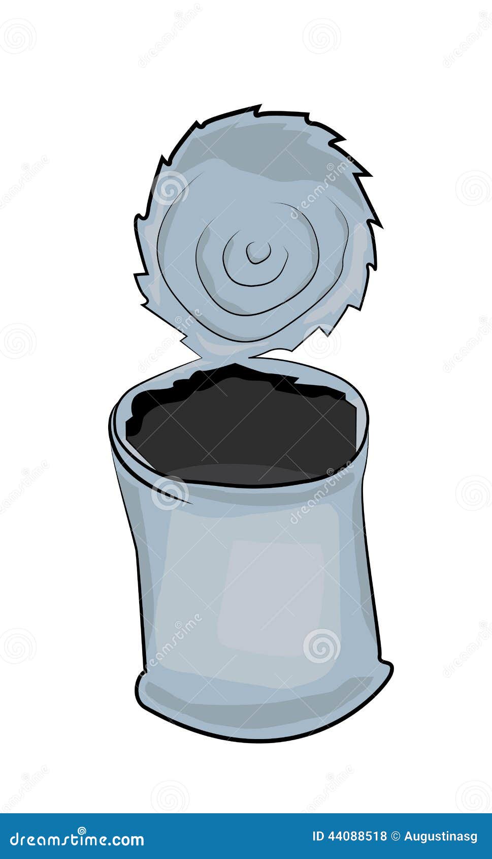 Opened Can Cartoon | CartoonDealer.com #44088518