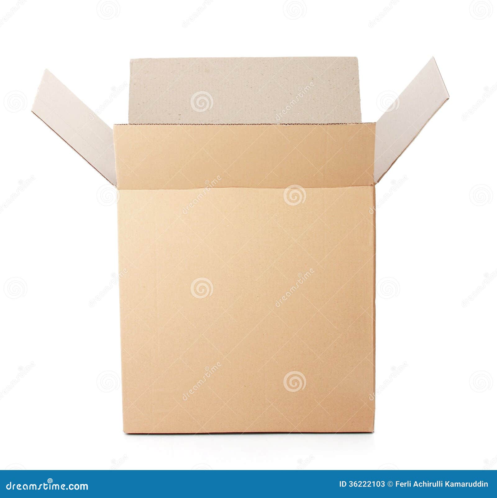 Opened Cardboard Shipping Box Royalty-Free Stock Photography ...