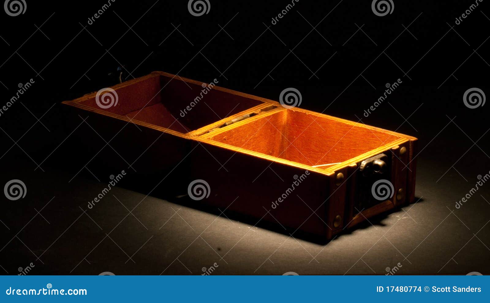 Opened Chest stock photo. Image of protection, decorative - 17480774