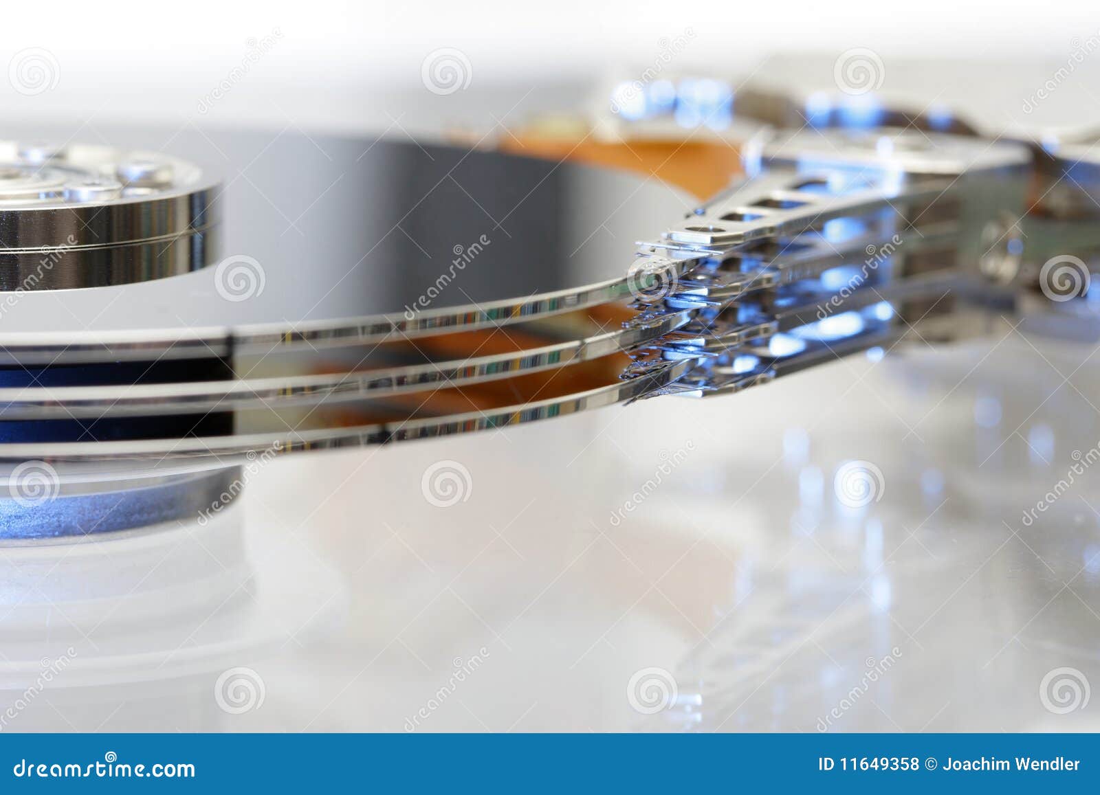 Opened computer harddrive stock photo. Image of harddrive - 11649358