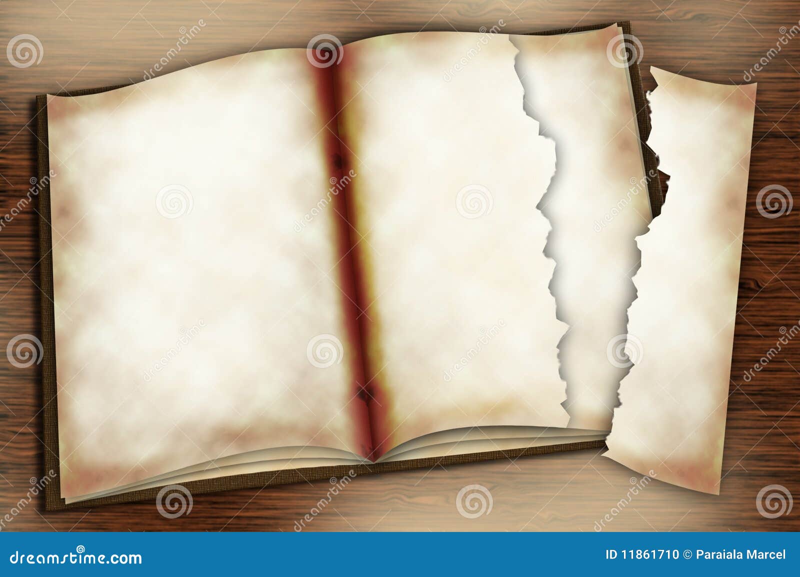 Opened Copybook stock illustration. Illustration of yellow - 11861710