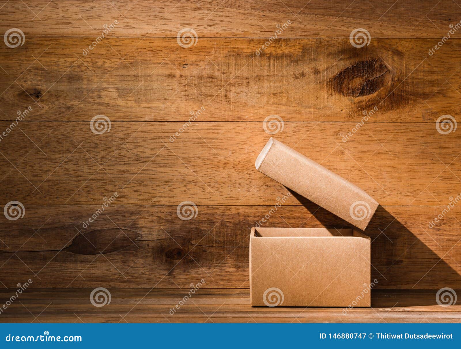 Opened craft box stock image. Image of cube, open, packaging - 146880747