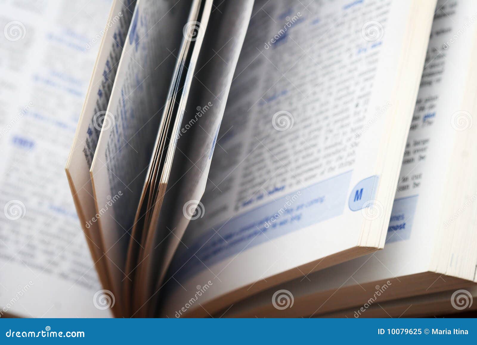 American Dictionary Open Book