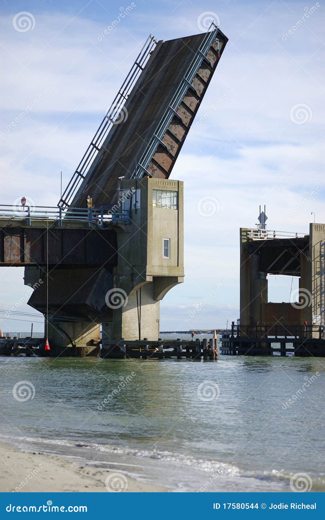 Opened Draw Bridge stock photo. Image of inlet, delay - 17580544