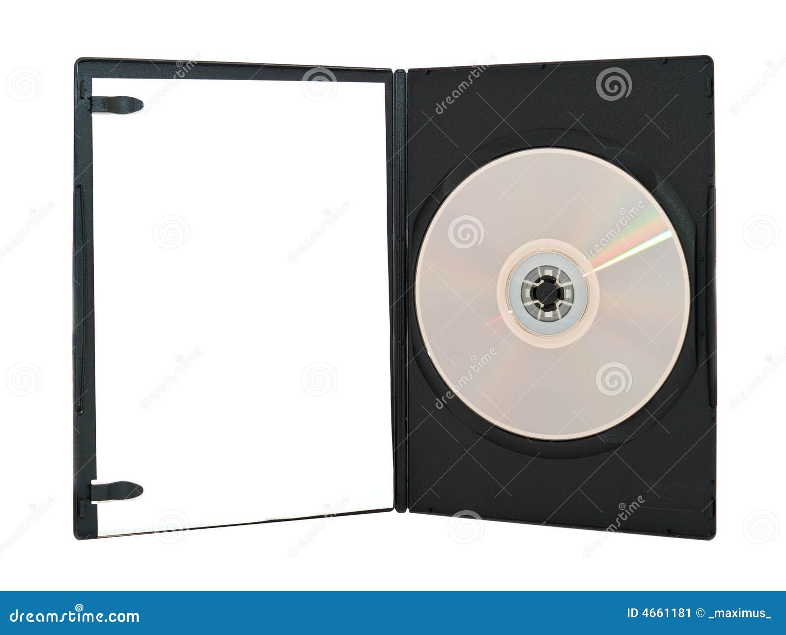 Opened dvd box stock image. Image of data, compartment - 4661181