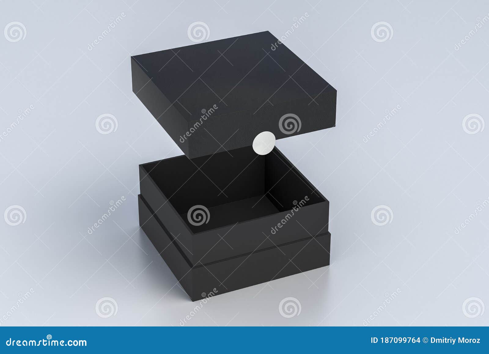 Opened empty box stock illustration. Illustration of mock - 187099764